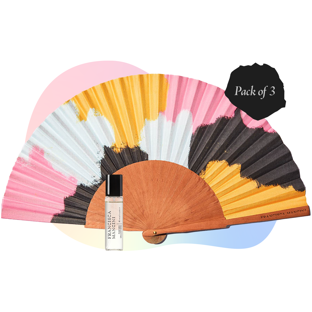 SCENTED FAN - Pack of 3 with Refill – Francisca Mancini Creative Studio